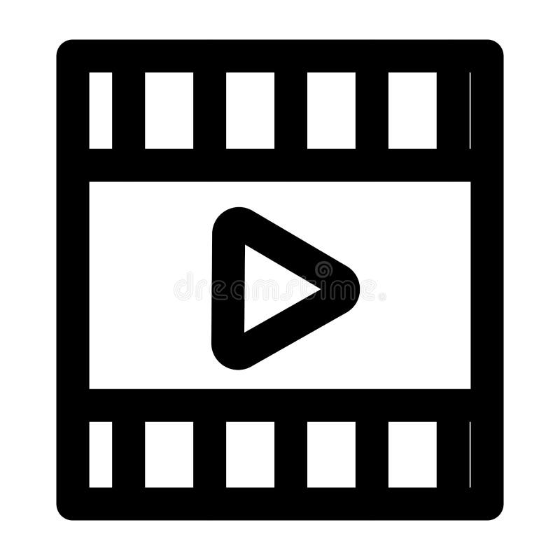Media Player Play Button in Film Tape Stock Vector - Illustration of ... Media Player Play Button in Film Tape Stock Vector - Illustration of ...