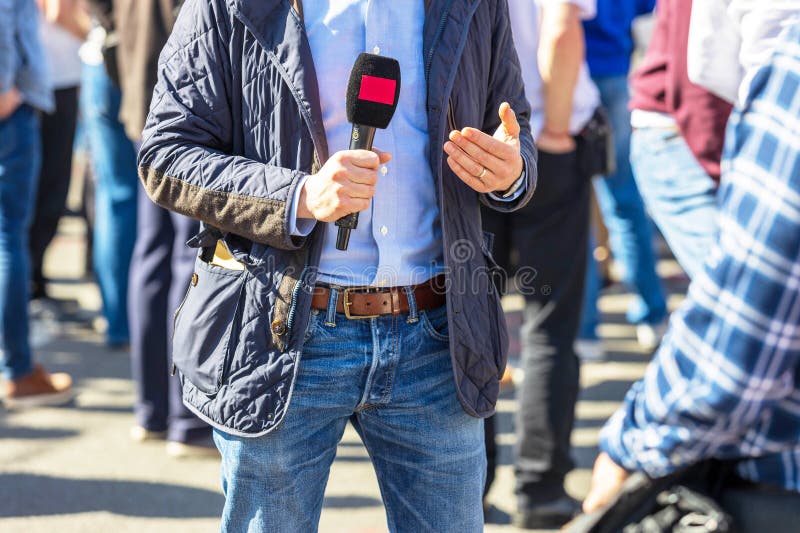 Media or Press Coverage of Public Event Stock Photo - Image of ...