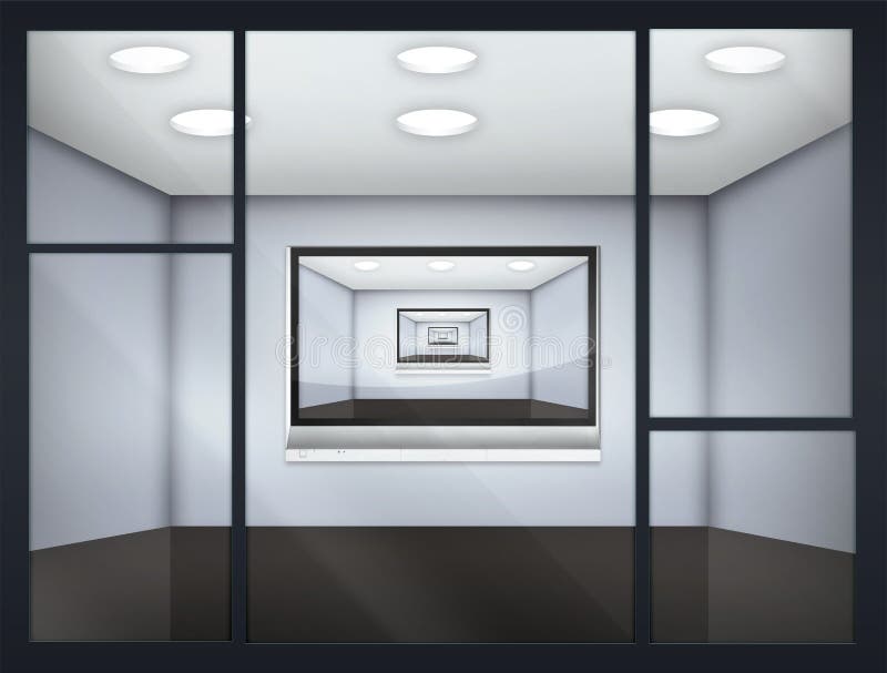 Media Room with a Stereo stock illustration. Illustration of high ...