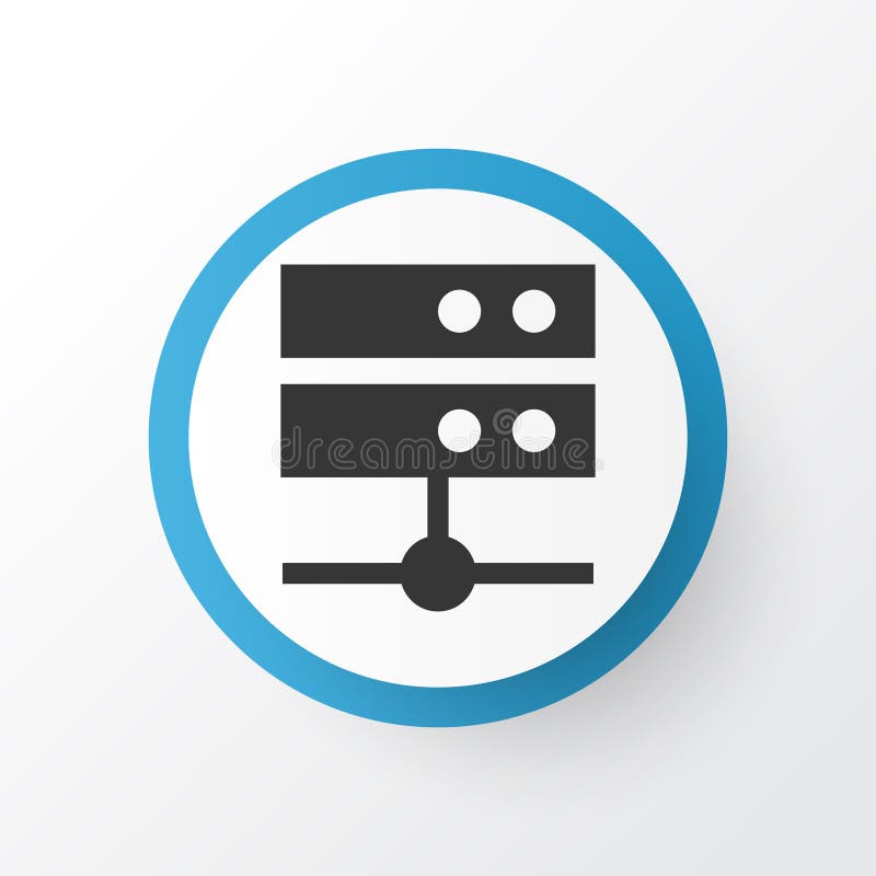 Server Icon In Two Colors. Simple Element Symbol. Server Icon Design ...