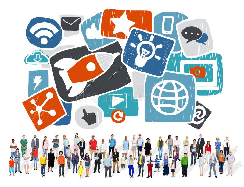 Media Social Media Social Network Internet Technology Online Stock ...