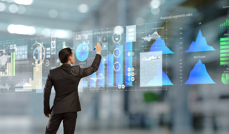 Media Technologies for Business. Mixed Media Stock Image - Image of ...