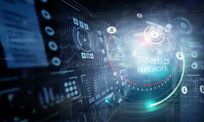 Media Technologies in Business. Mixed Media Stock Image - Image of ...