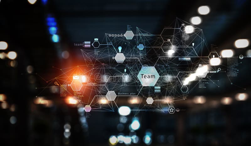 Media Technologies in Business. Mixed Media Stock Photo - Image of ...