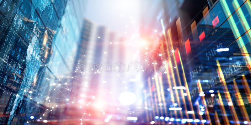 Media Technologies in Business. Mixed Media Stock Photo - Image of ...