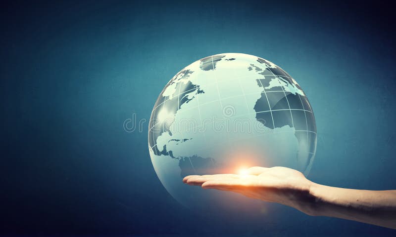 Media Technologies for the World Stock Photo - Image of digital, globe ...