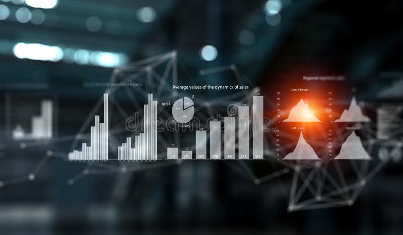 Innovative Technology Background. Mixed Media Stock Image - Image of ...