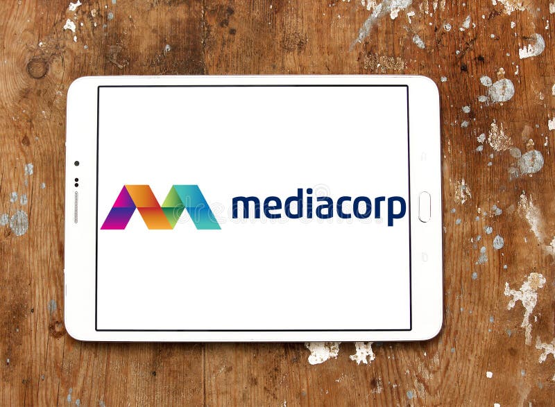Mediacorp-Logo redaktionelles foto. Bild von illustrativ - 119509471