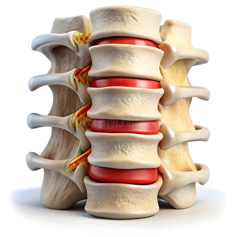 Medial View of Spinal Facet Joint Showing Arthritis Changes X-ray Stock ...