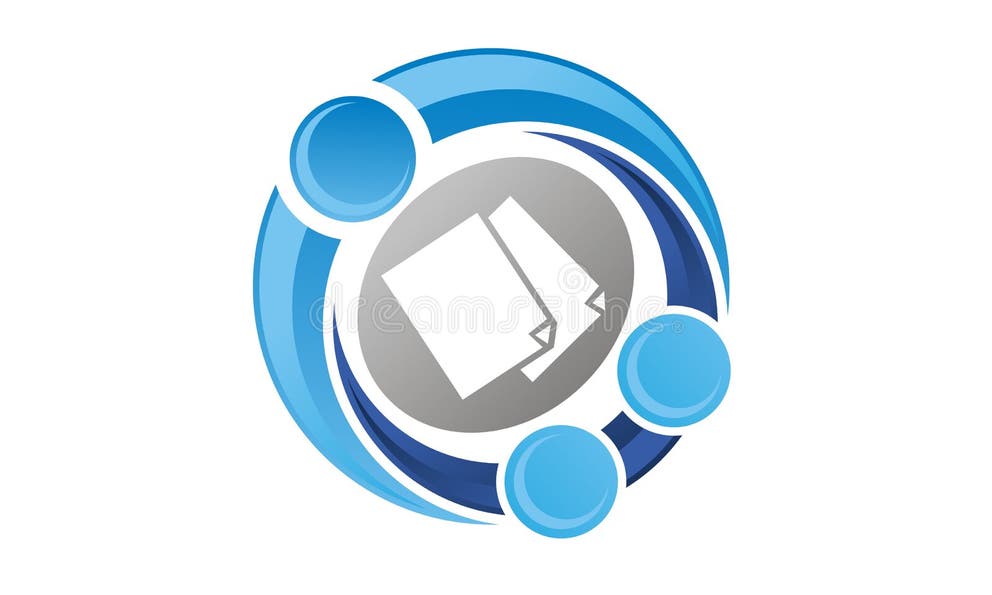 Mediation Logo Design Template Stock Vector - Illustration of isolated ...