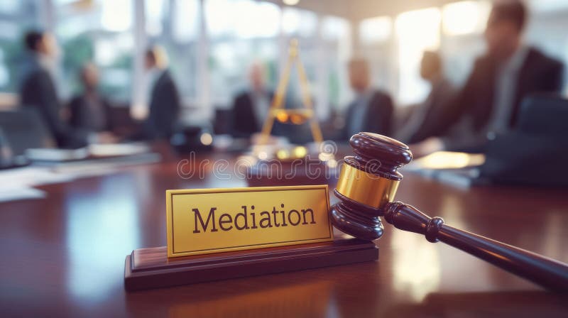Mediation Session in Office Setting with Professionals Engaged in ...