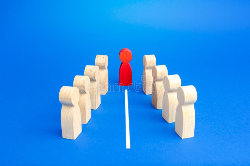 The Two Opposing Sides are Separated by a White Line. Resolution of the ...