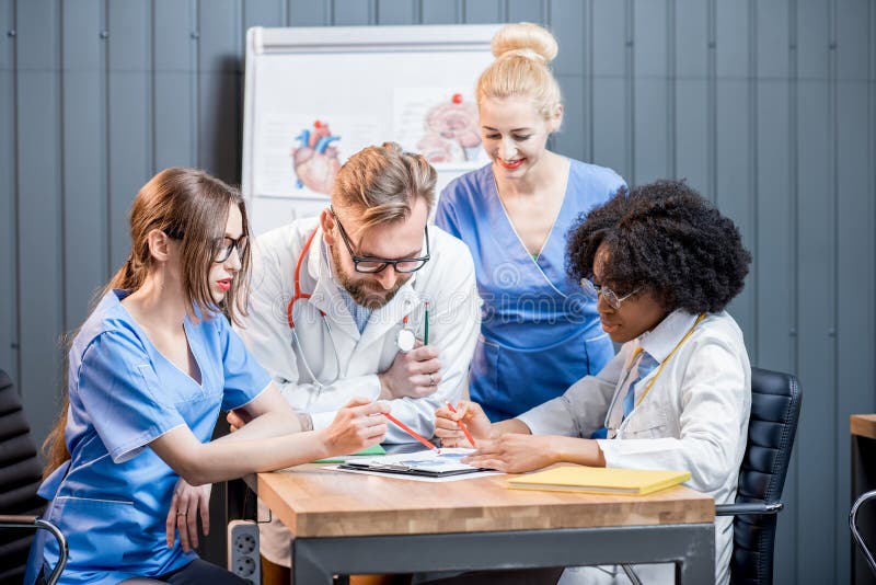 Medic conference indoors stock image. Image of discussing - 92235139