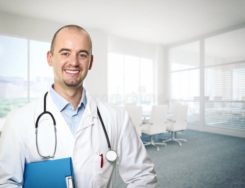 Medic portrait stock image. Image of health, hospital - 24809345