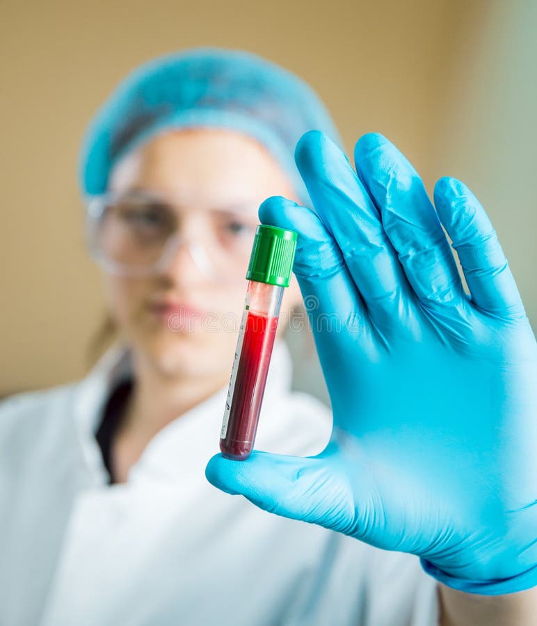 Medic Staff at Work in the Laboratory. Background. Stock Photo - Image ...