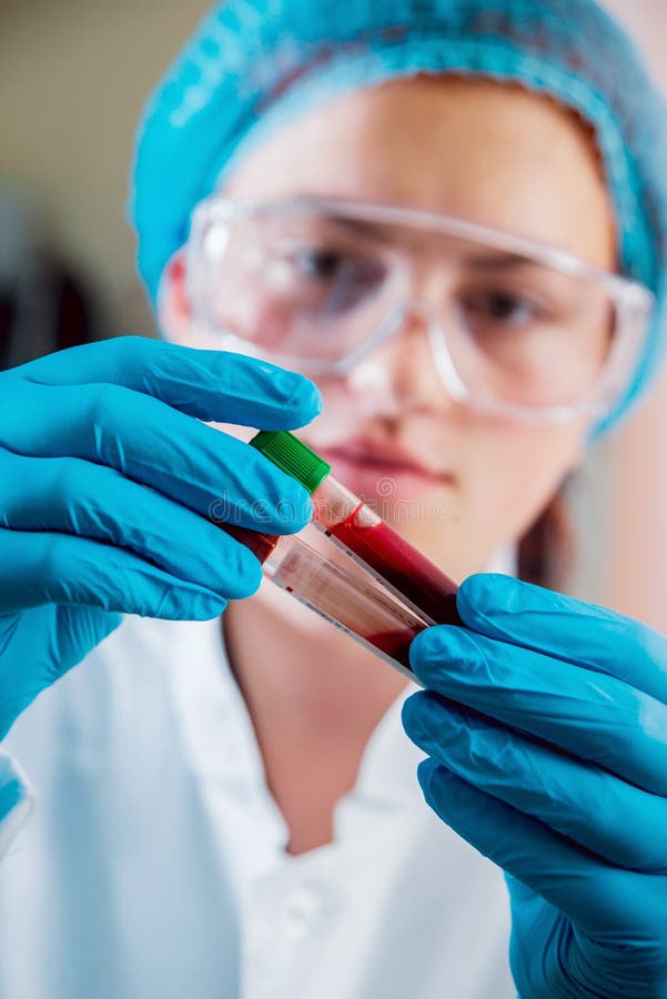 Medic Staff at Work in the Laboratory. Background. Stock Photo - Image ...