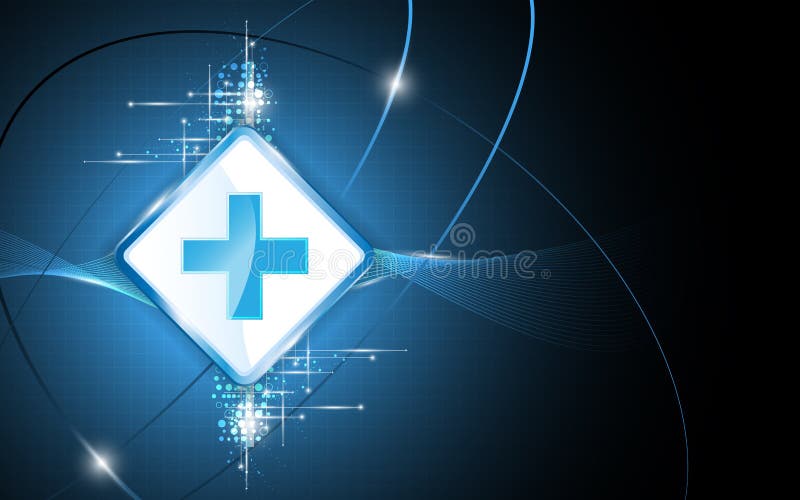 Medical Abstract Background Stock Illustration - Illustration of circle ...