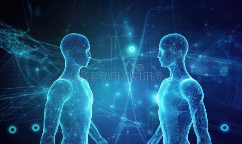 Medical Abstract in Healthcare Networking Background Creating Using ...