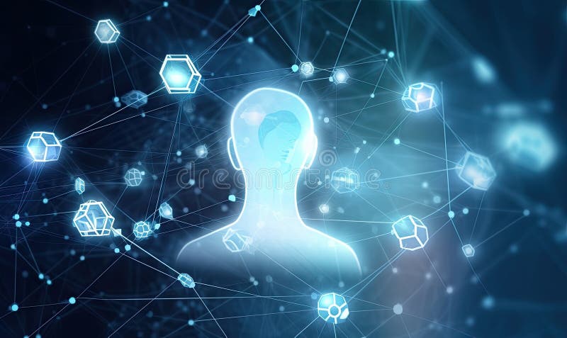 Medical Abstract Elements on Healthcare Networking Background Creating ...