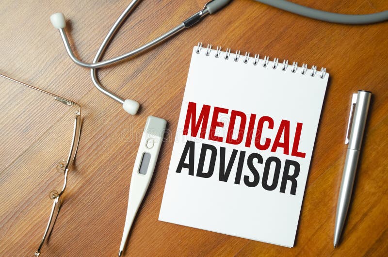 Medical Advisor Planning on Background of Working Table Stock Photo ...