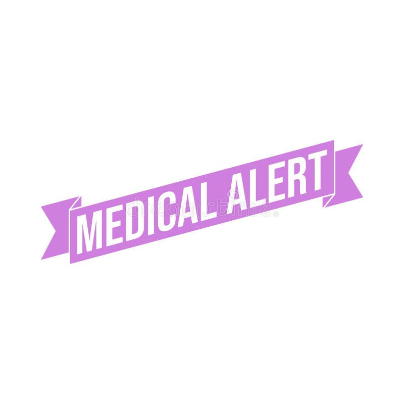Medical Alert Rubber Stamp Vector Template Stock Vector - Illustration ...