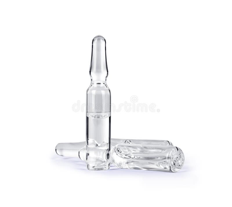 Medical ampules on a white stock image. Image of laboratory - 69943567