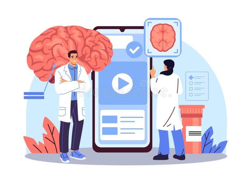 Brain Cartoon Scan Stock Illustrations – 681 Brain Cartoon Scan Stock ...