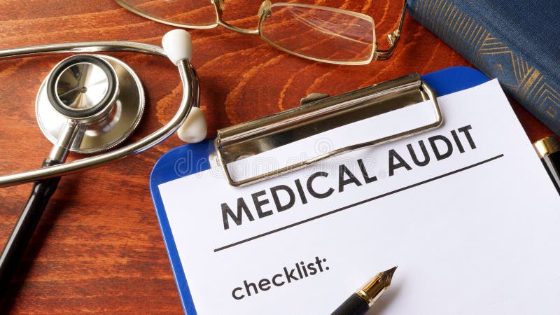 Medical Audit Form with Checklist. Stock Photo - Image of medicine ...