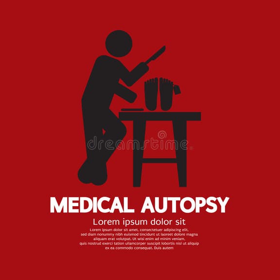 Medical Autopsy Graphic stock vector. Illustration of people - 43188519