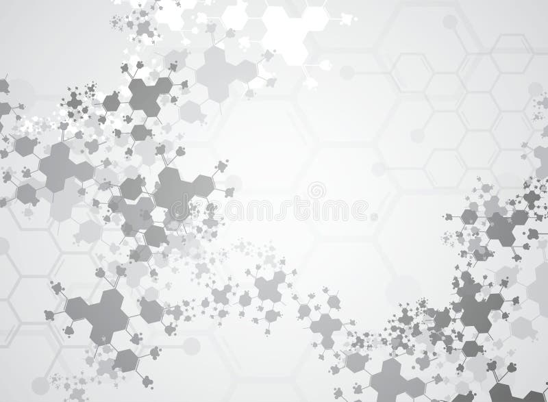 Medical Background Forms of the Molecule. Stock Vector - Illustration ...