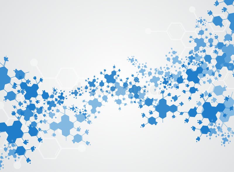 Medical Background Forms of the Molecule. Stock Vector - Illustration ...