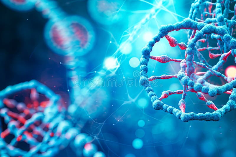 Medical Background with Virus Cells and Dna Stock Photo - Image of ...