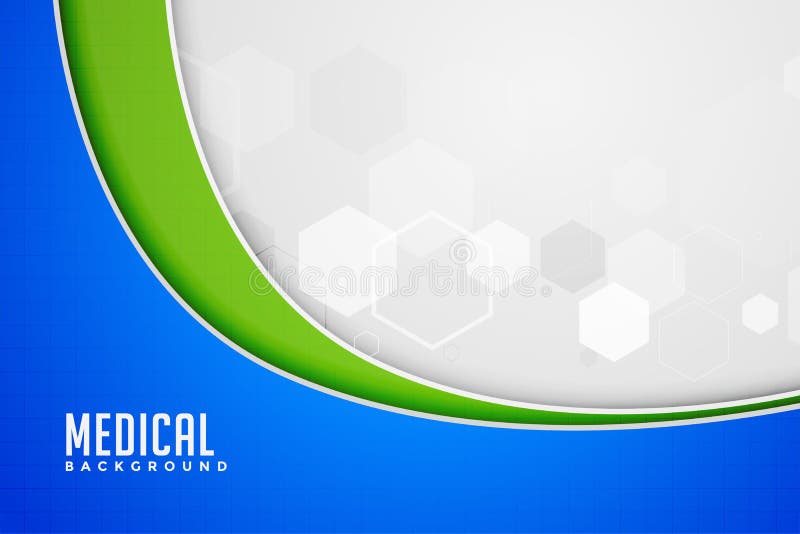 Medical Background in Wave Style Stock Vector - Illustration of doctor ...
