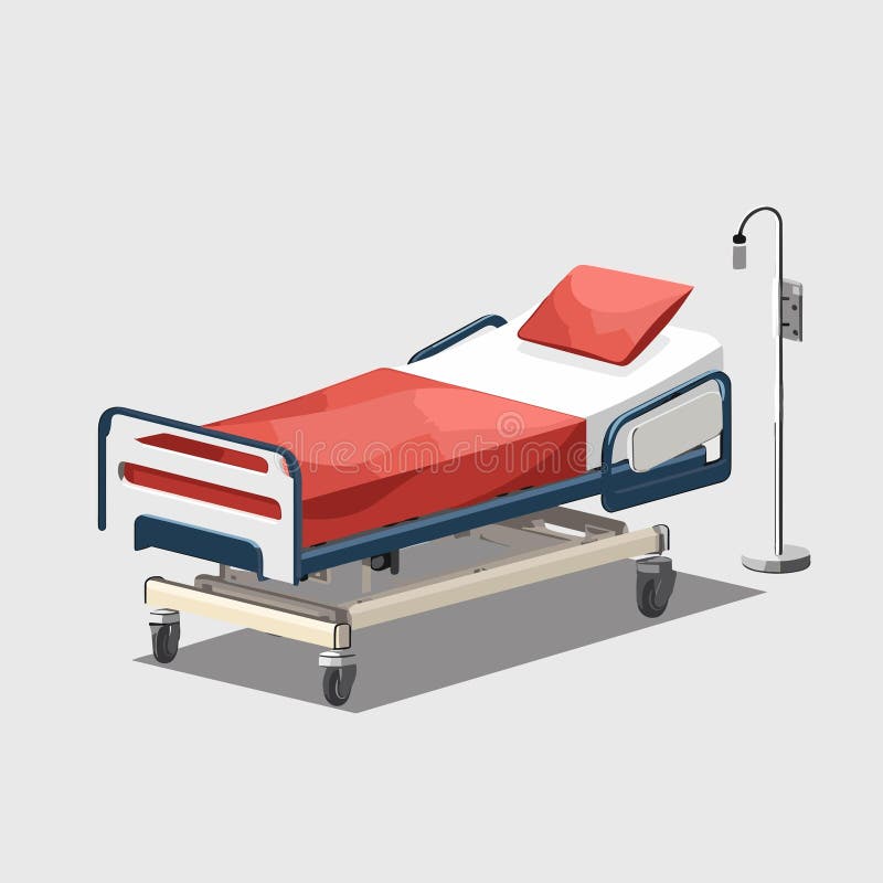 Medical Bed Vector Flat Minimalistic Isolated Illustration Stock Vector ...