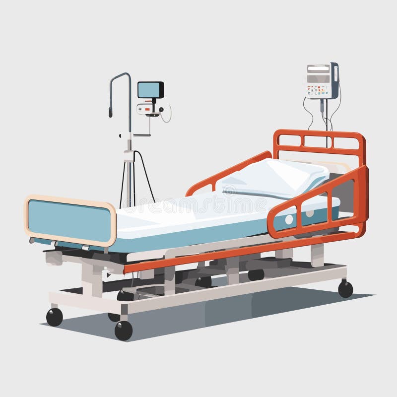 Medical Bed Vector Flat Minimalistic Isolated Illustration Stock Photo ...