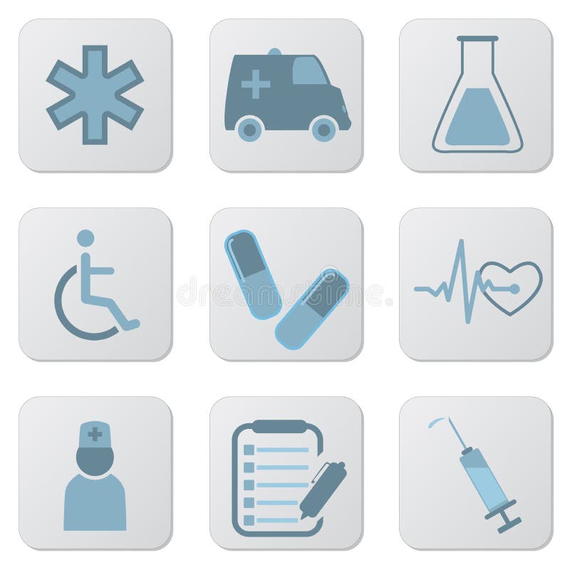 25+ Blue medical icons Free Stock Photos - StockFreeImages