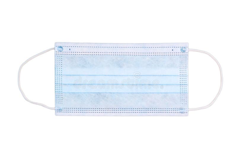 Medical Blue Masks on Black Textured Background Stock Photo - Image of ...