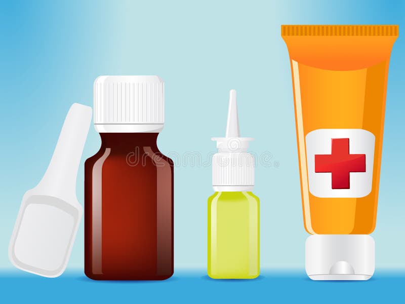 Cartoon Meds. Drugs, Tablet Capsules and Prescription Bottles. Blisters ...