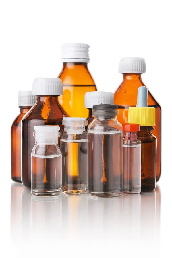 Medical Bottles and Tablets Stock Image - Image of fluid, pack: 20082527