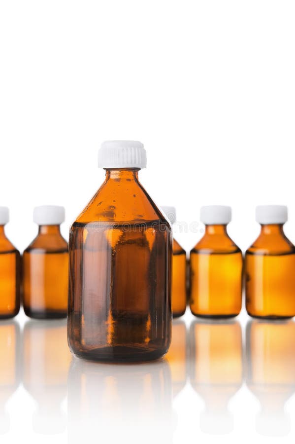 Medical bottles stock photo. Image of translucent, full - 24487406