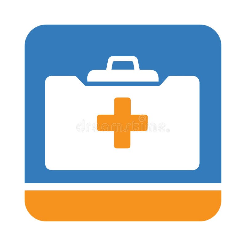 Medical, Briefcase, Box, Plus, Sign, Medical Briefcase Icon Stock ...