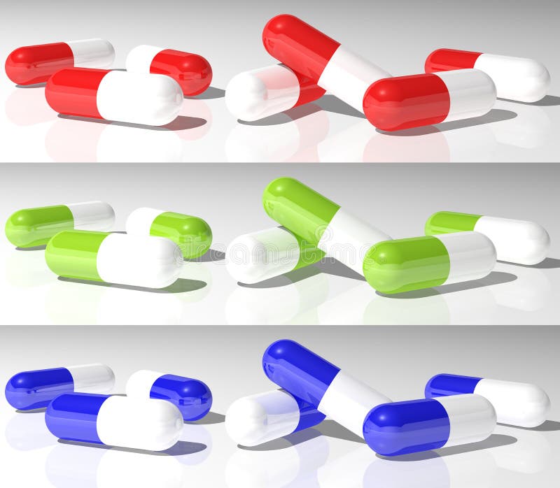 Medical Capsules Picture. Image: 17642989