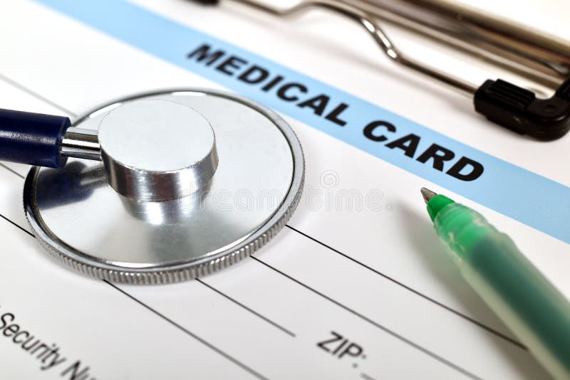 Patient Card Vector Illustration, Flat Cartoon Medical Records Document ...