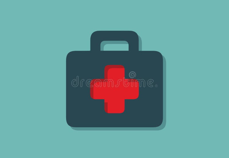 Medical case vector stock vector. Illustration of cross - 177008958