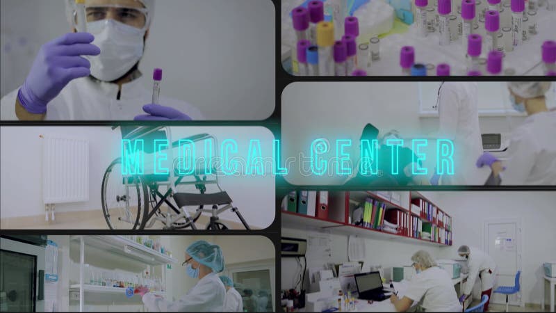 Medical Center Collage. Medical Center Infographics. Medical Center ...