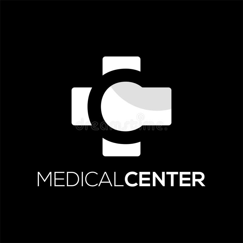 Medical Center Logo Vector Element. Center of Medical Logo Template ...