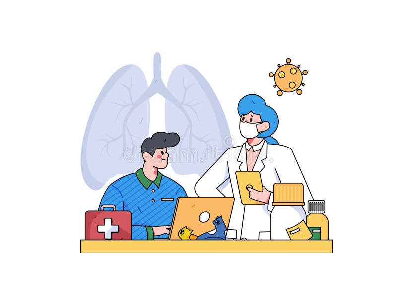 Medical Characters Fighting the Epidemic Flat Vector Concept Operation ...