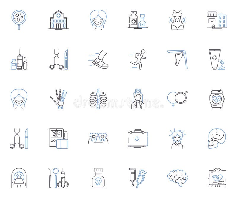 Medical Check Line Icons Collection. Screening, Diagnosis, Physical ... Medical Check Line Icons Collection. Screening, Diagnosis, Physical ...