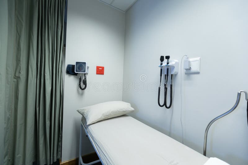 Medical Check-up Room in Hospital Stock Photo - Image of medical ...