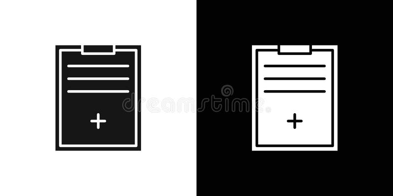 Medical Clipboard Form Icon Black Line Art Vector Logo Set Stock Vector ... Medical Clipboard Form Icon Black Line Art Vector Logo Set Stock Vector ...